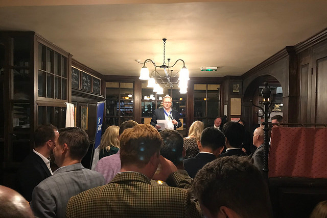 English Restaurant packed for the Chairman’s Curry Night
