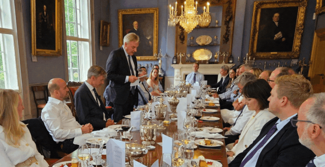 Baltic Exchange welcomes Salcombe RNLI Volunteers at London Lunch